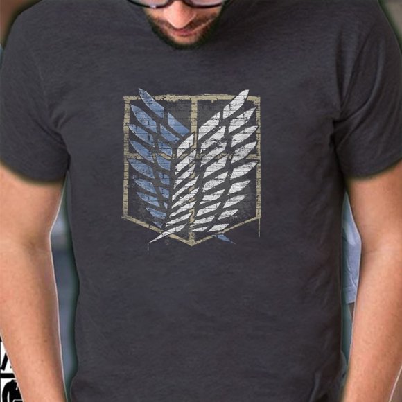 Shirts | Aot Scout Emblem Graffiti 42 Attack On Titan | Poshmark